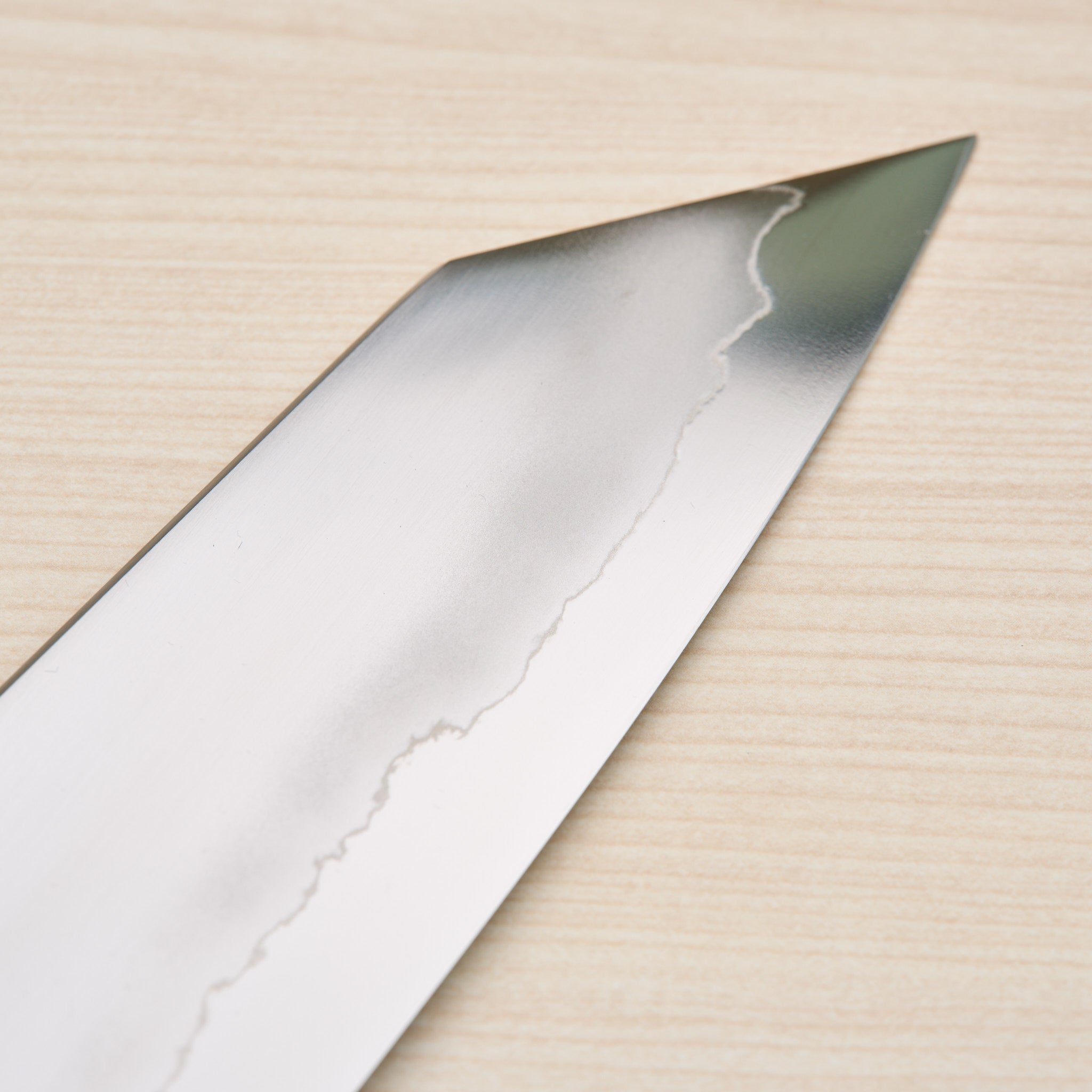 Tetsujin Silver #3 Ukiba Kiritsuke Gyuto 240mm Taihei Makassar Ebony H ...