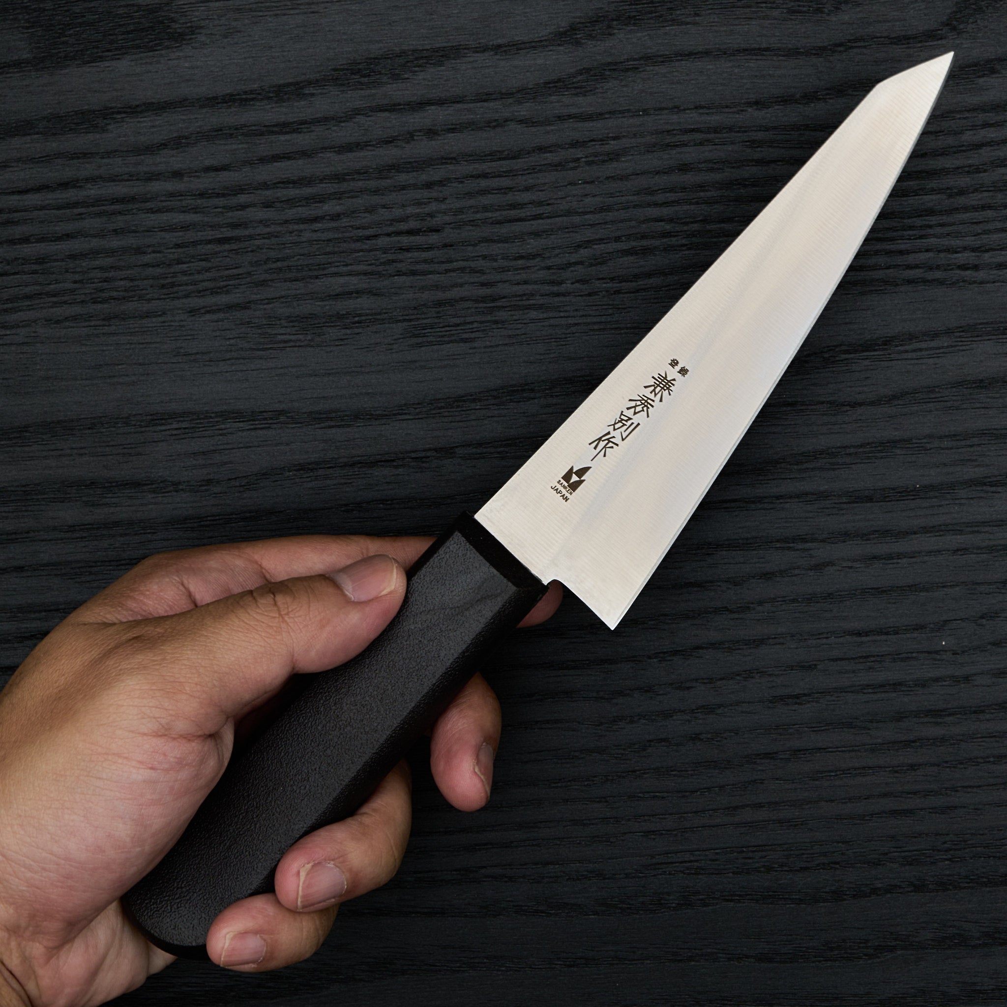 Kanehide Bessaku Stainless Honesuki Kaku 150mm Elastomer Handle (T ...